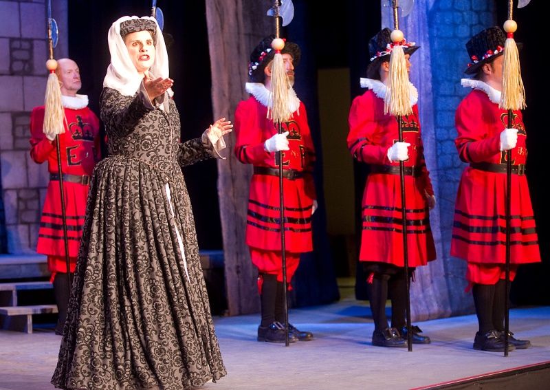 Lakeshore Light Opera stands on guard at the Louise Chalmers Theatre ...