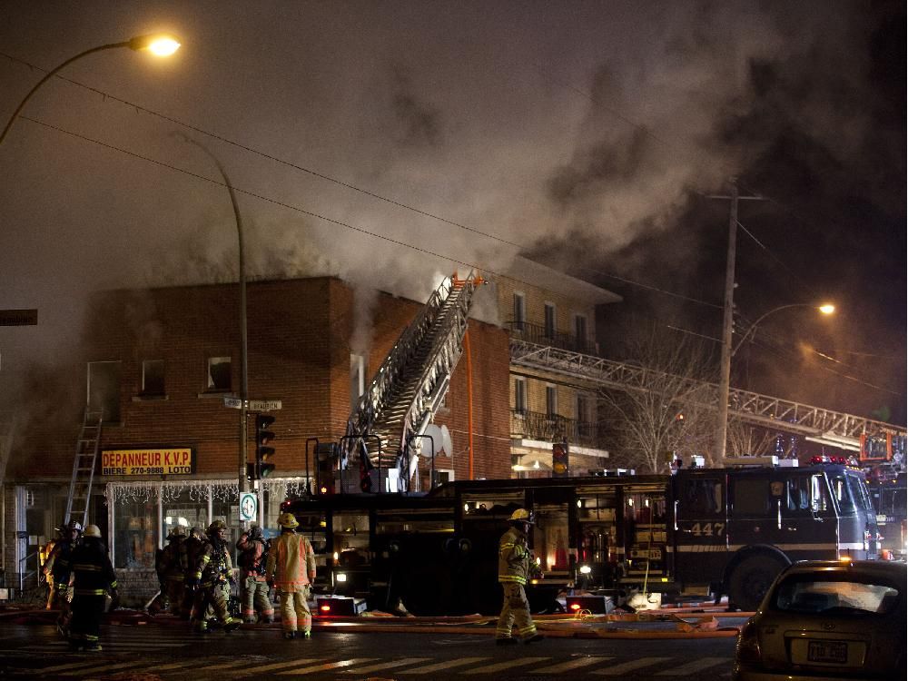 Rosemont fire contained to one building | Montreal Gazette