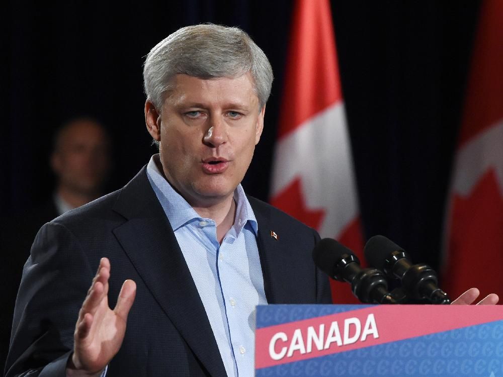 Harper only leader on election trail today, promises service club tax ...