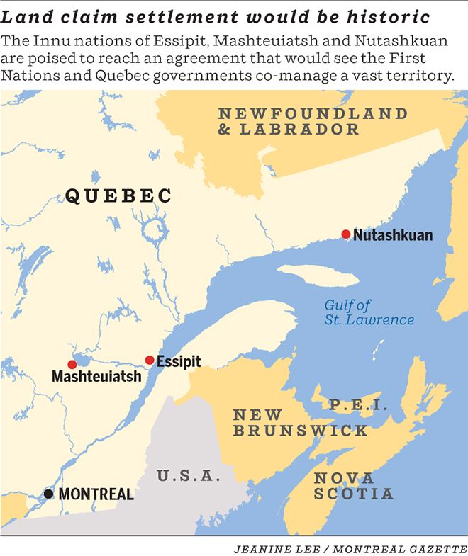 Innu nations near historic land claim settlement with Quebec | Montreal ...