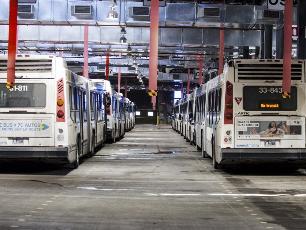 Inside the STM's new Stinson bus garage | Montreal Gazette