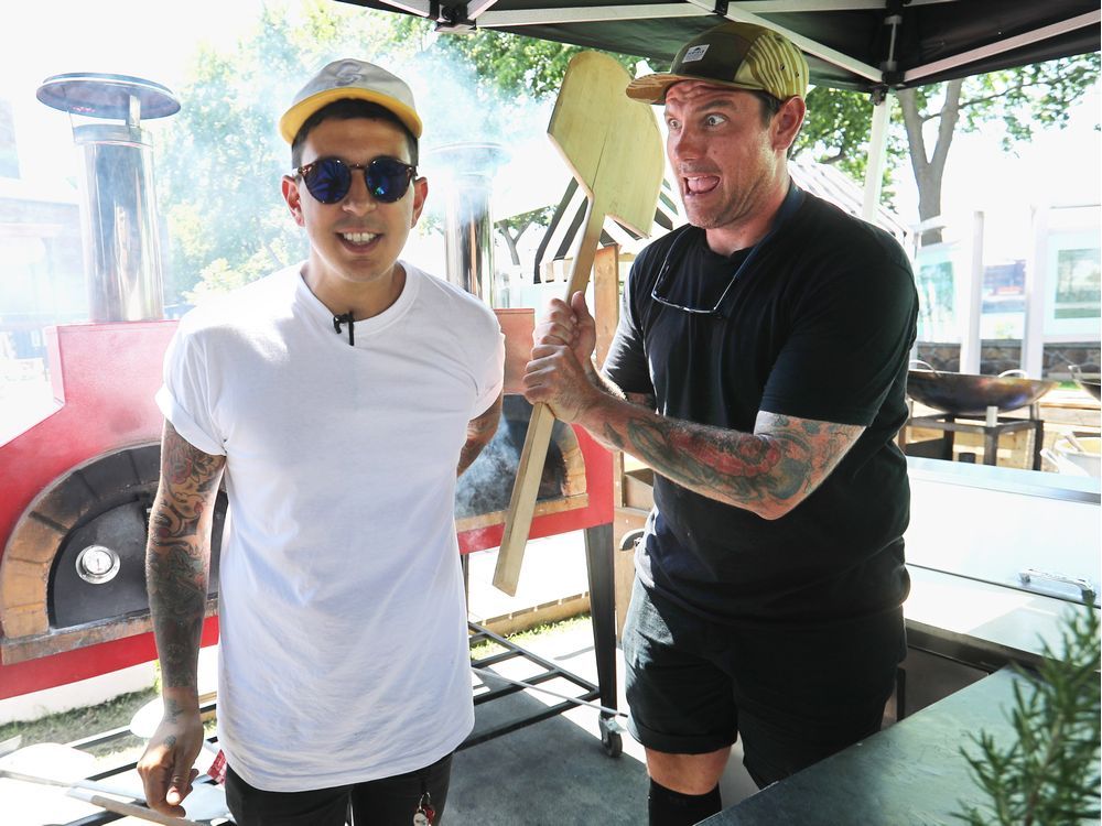 Osheaga: Chefs Chuck Hughes, Danny Smiles prep for the stars backstage ...