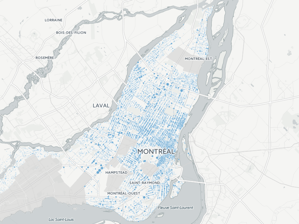 Montreal launches crime map that offers neighbourhood details ...