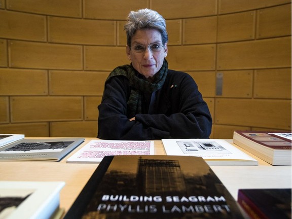 Montreal: Architecture icon Phyllis Lambert marks urban design ...