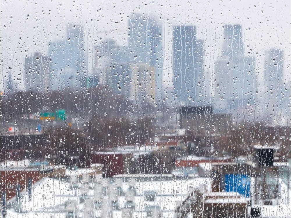 Montreal this morning: Light snow + ice + mild temps = slippery slush ...