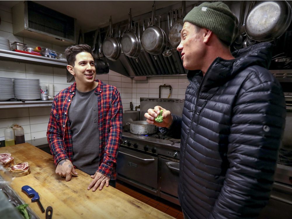 On this TV road trip, chefs Chuck Hughes and Danny Smiles taste their ...