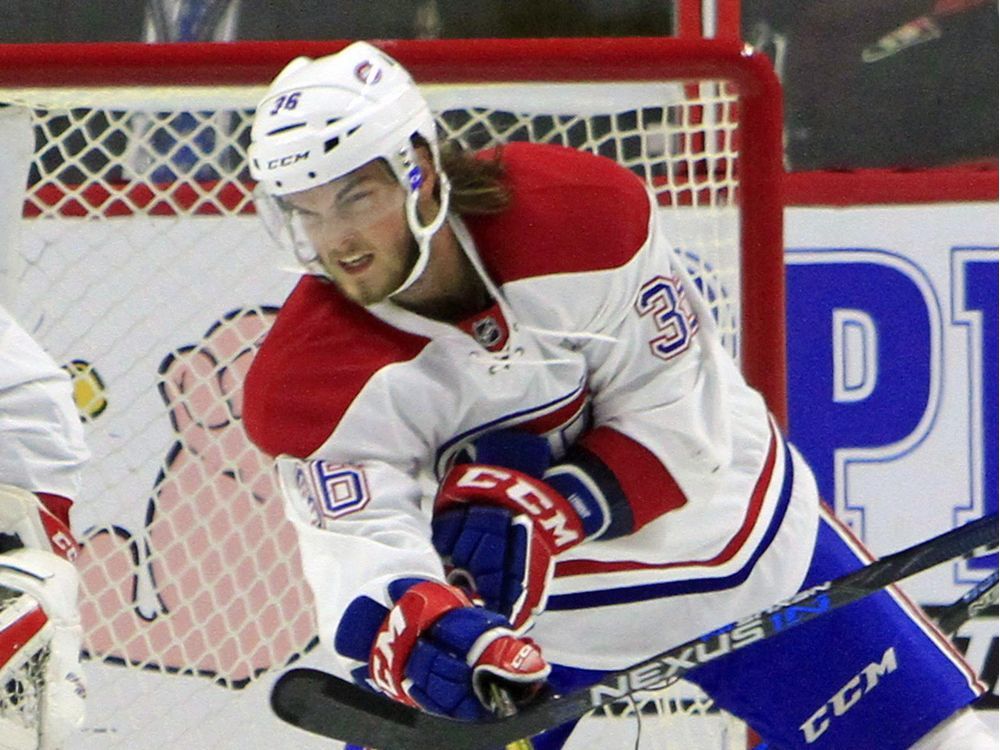 Defenceman Brett Lernout practises with Canadiens in Calgary | Montreal ...