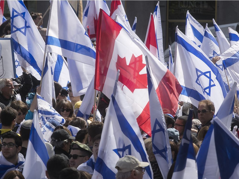 Jewish Montrealers rally to celebrate Israeli Independence Day ...