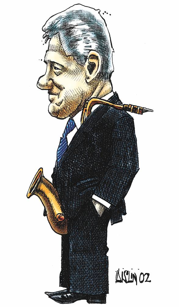 50 Years of Aislin: A nice — and not so nice — cartoon of Bill Clinton ...