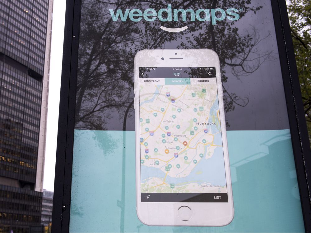 Anti-marijuana activists target ads for ’Weedmaps’ app in Montreal ...