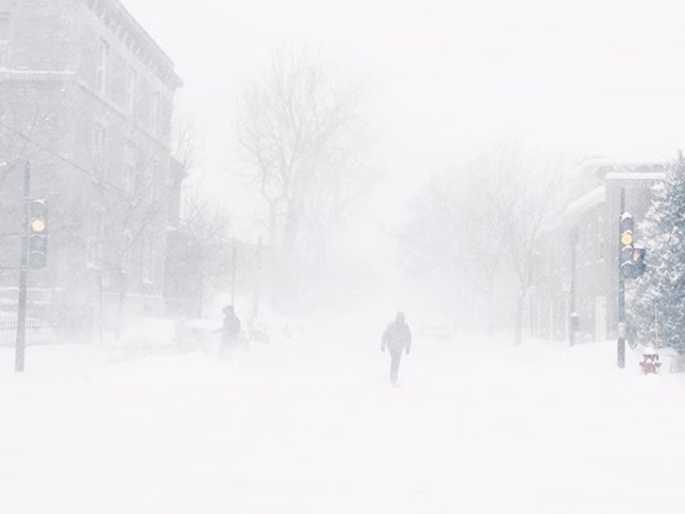 Montreal this morning: Cold and partly cloudy with snow overnight ...