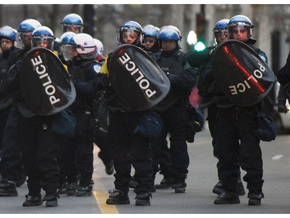 March against police brutality ends in violence, arrests | Montreal Gazette