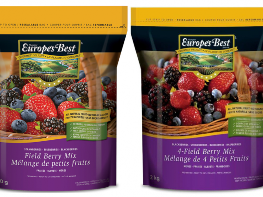 Europe's Best Field Berry mixes recalled for Salmonella | Montreal Gazette