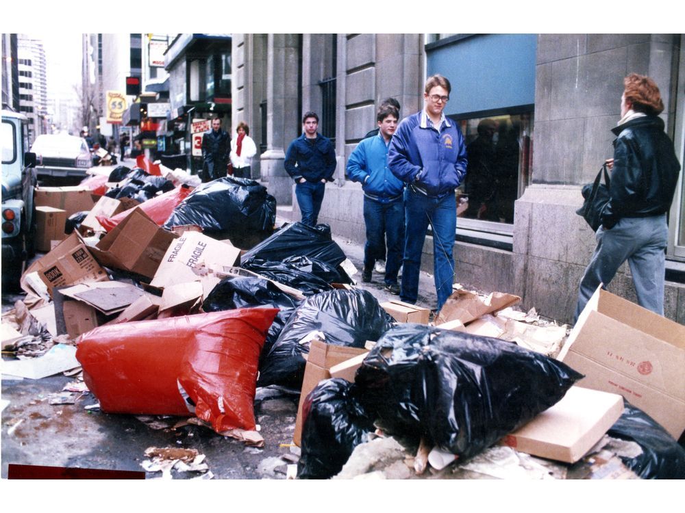 History Through Our Eyes: March 3, 1986, garbage strike | Montreal Gazette