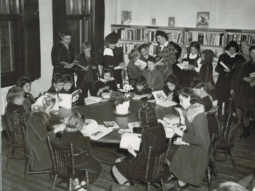 History Through Our Eyes: Nov. 19, 1943, N.D.G. children's library ...