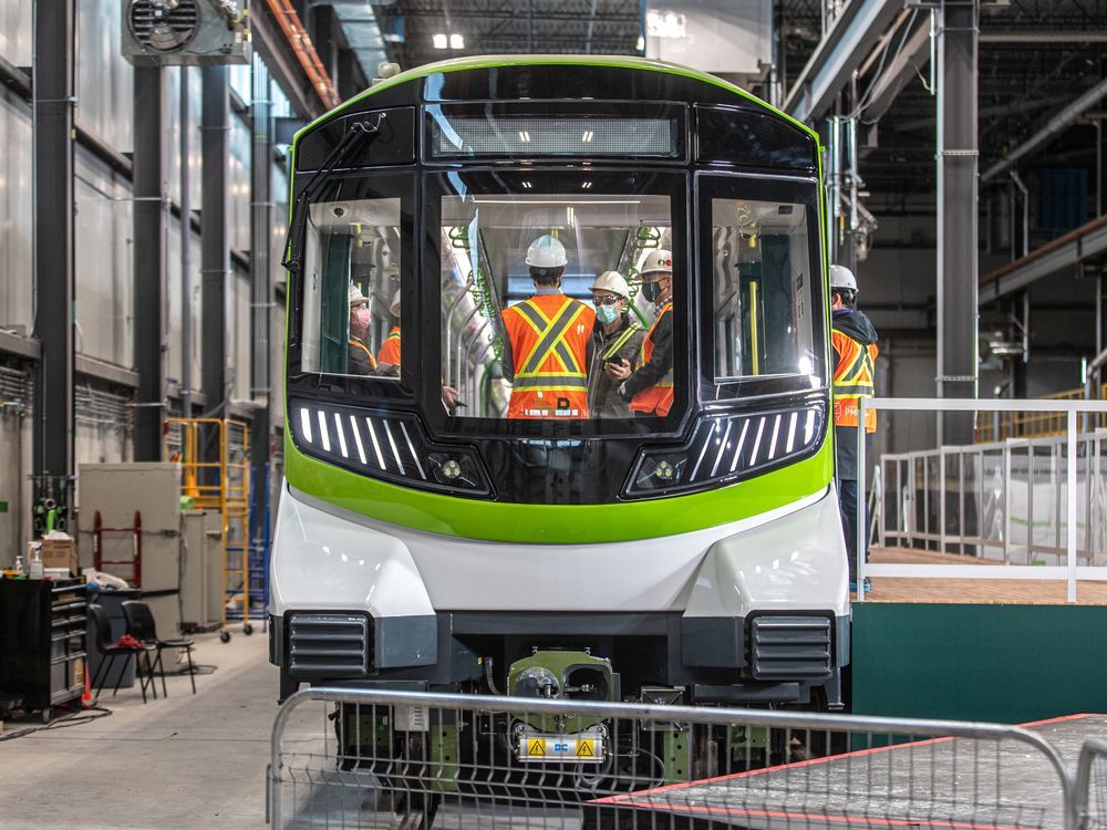 New REM cars unveiled | Montreal Gazette