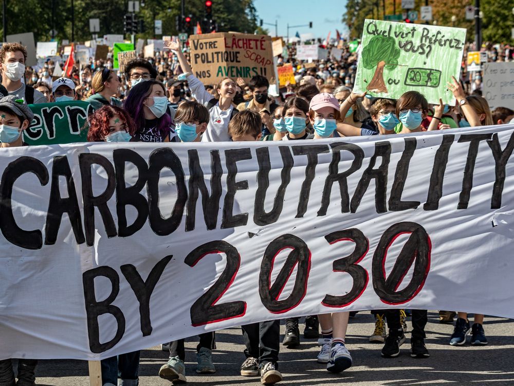 'There is no Planet B': Thousands march in Montreal to protest climate ...