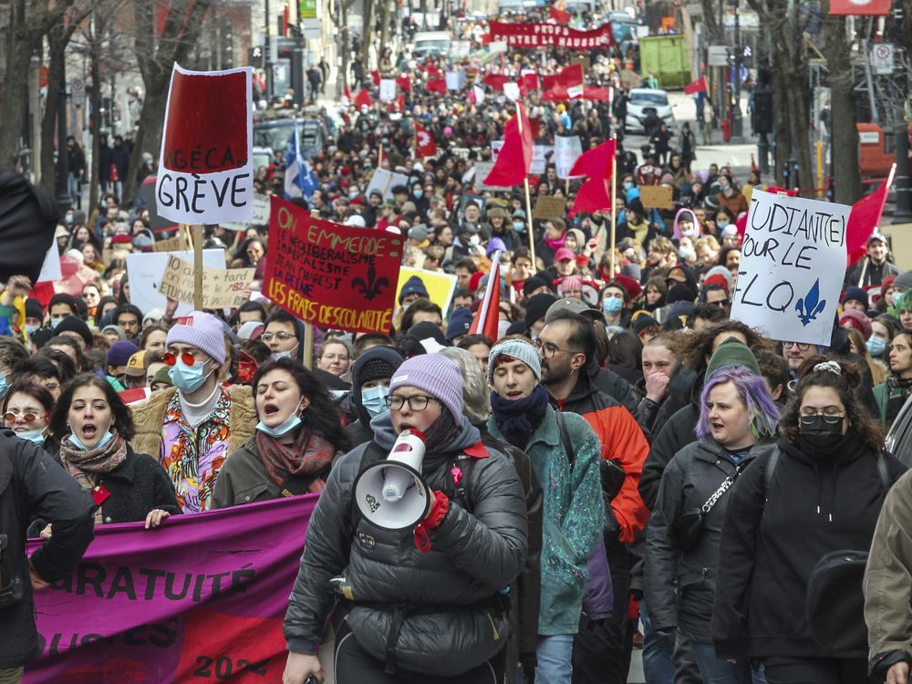 Student demonstration marks decade since Quebec's 'Maple Spring ...