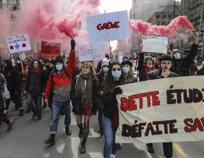 Gallery: Students march on 10th anniversary of Maple Spring protests ...