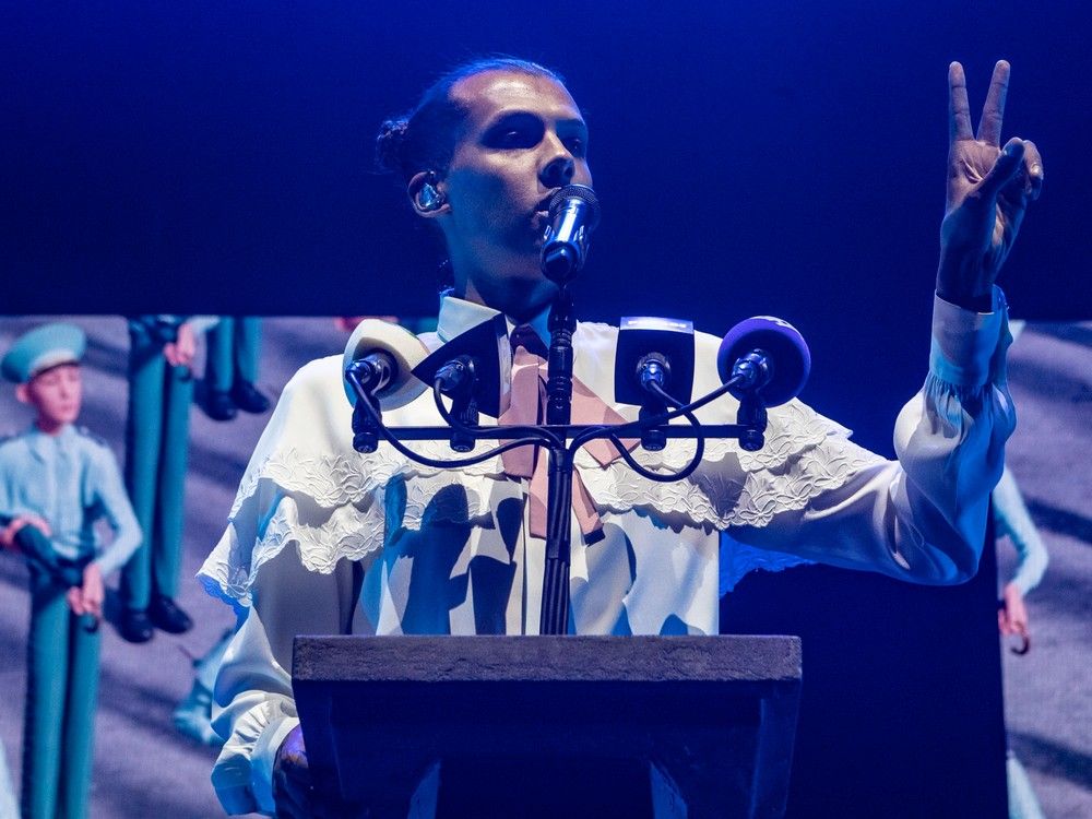 Photos: Belgian singer Stromae performs at the Bell Centre | Montreal ...