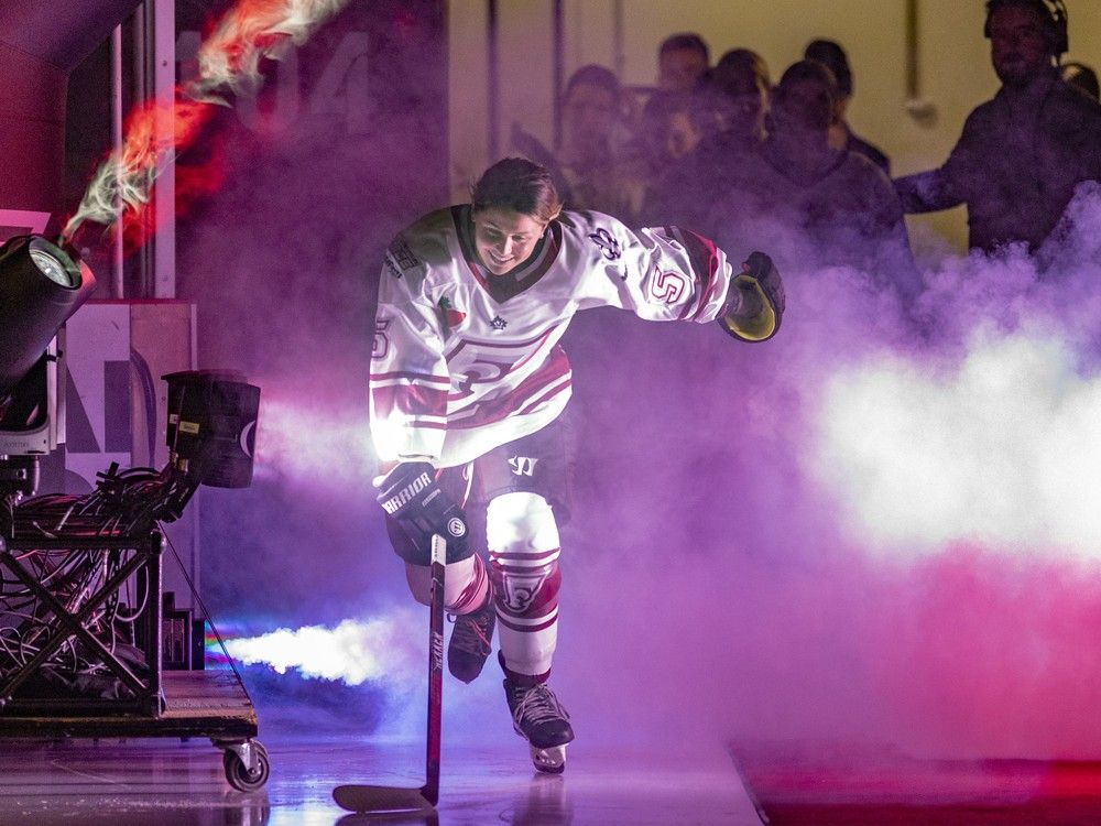 Photos: Montreal Force introduces women's professional hockey in ...