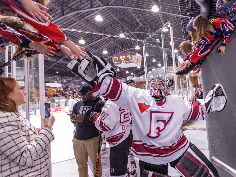 Photos: Montreal Force introduces women's professional hockey in ...