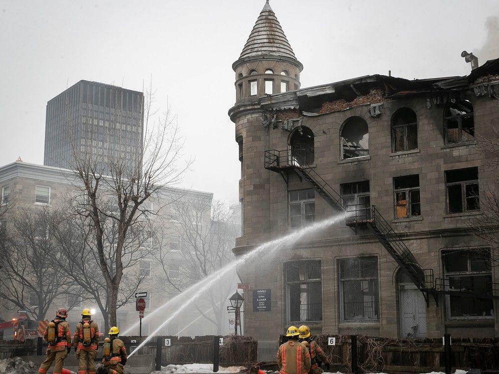 Photos: Old Montreal building destroyed by deadly fire | Montreal Gazette