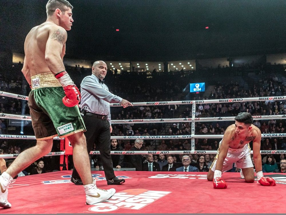 Photos: Boxing at Place Bell in Laval | Montreal Gazette