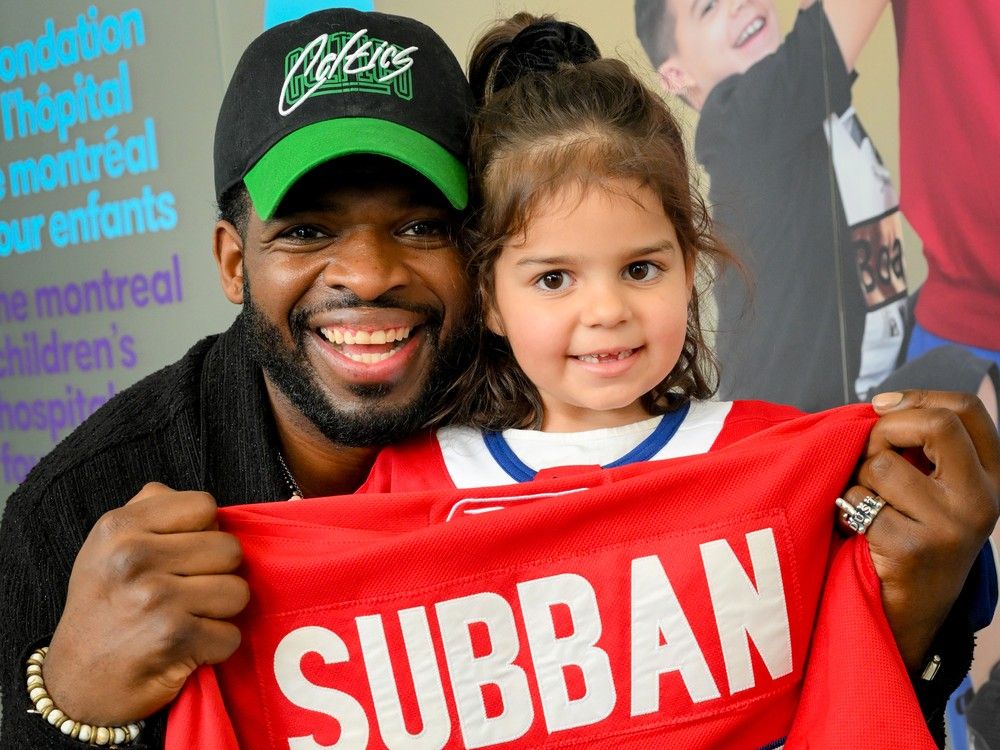 P.K. Subban makes surprise visit to Montreal Children's Hospital ...