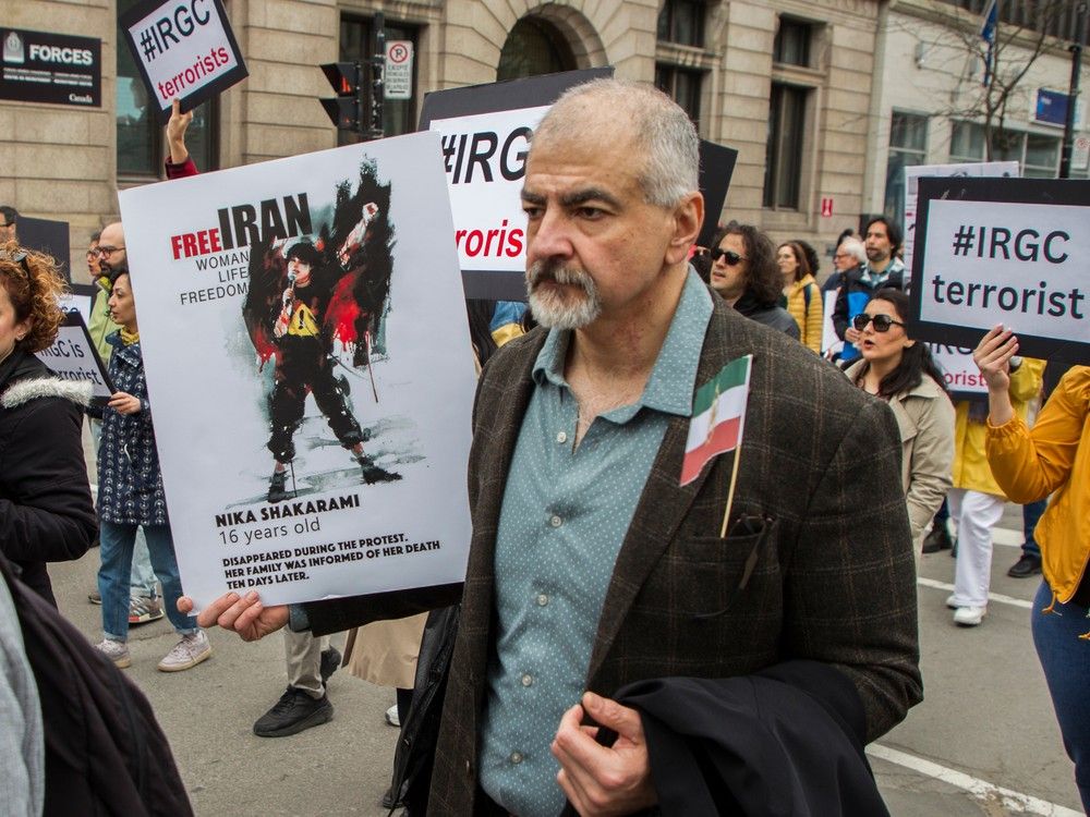 Montreal rally: 'I'm doing this for everyone in Iran' | Montreal Gazette