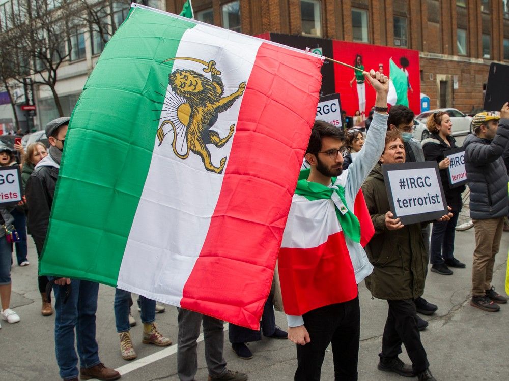 Montreal rally: 'I'm doing this for everyone in Iran' | Montreal Gazette