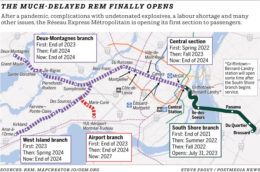 The REM: What you need to know about the new era in Montreal transit ...