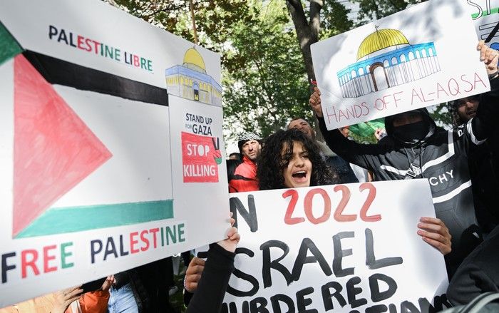 Photos: Pro-Palestinian protest in Montreal | Montreal Gazette