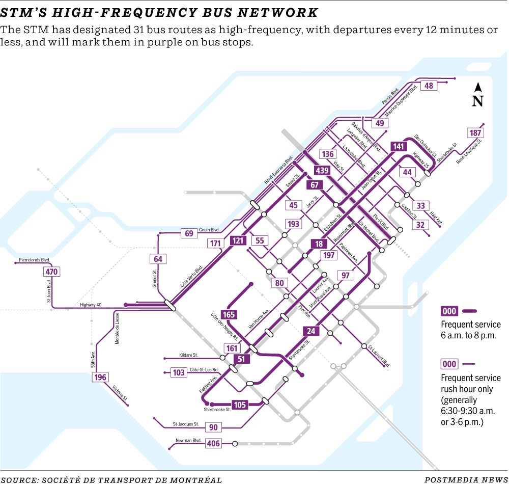 Purple bus stop signs to rebrand 10-minutes-max service to 12 minutes ...