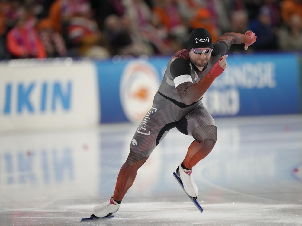 Quebec's Laurent Dubreuil wins gold in World Cup long track ...
