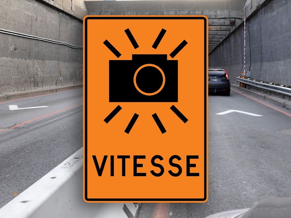 Quebec setting up speed cameras in La Fontaine Tunnel construction zone ...
