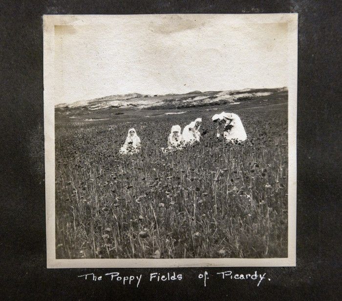 Handwritten copies of In Flanders Fields are artifacts of remembrance ...