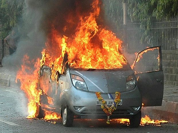 Tata Nano catches fire in latest burning incident for ultra-cheap car ...