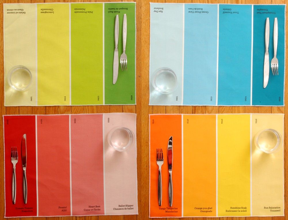 The Buy: Perky paint-chip placemats | National Post