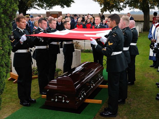 Canadian soldier Pte. Alexander Johnston gets a proper funeral after 93 ...