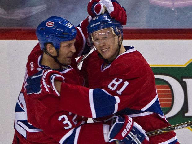 Montreal Canadiens' Lars Eller scores four goals in win over Winnipeg ...