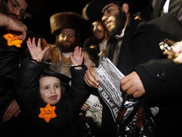 Holocaust-themed protest in Israel flashpoint for ultra-Orthodox jews ...