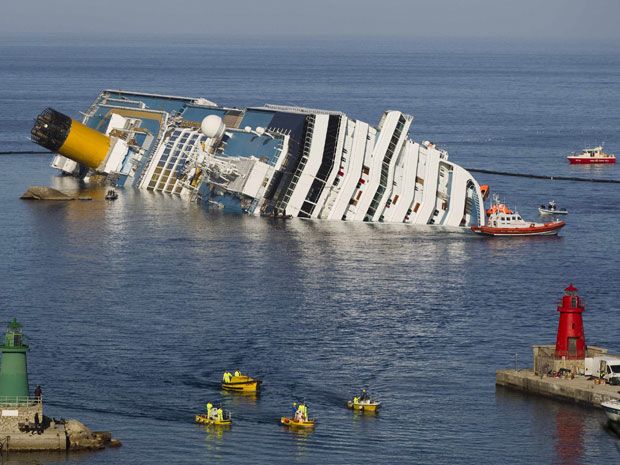 Costa Concordia: Death toll reaches 12 as cruise ship divers find ...