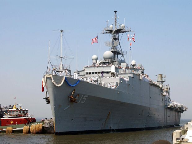USS Ponce deployed by Pentagon as tensions with Iran escalate ...