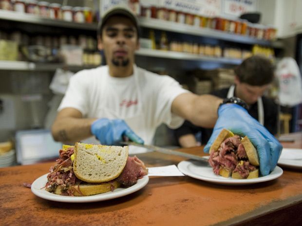 Celine Dion, Rene Angelil rumoured to be buying Schwartz's, iconic ...