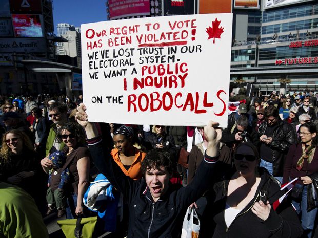 Robocalls scandal inquiry supported by 75% of Canadians: poll ...