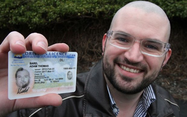 B.C. Redditor Adam Bard shaves half his head, half his beard for driver ...