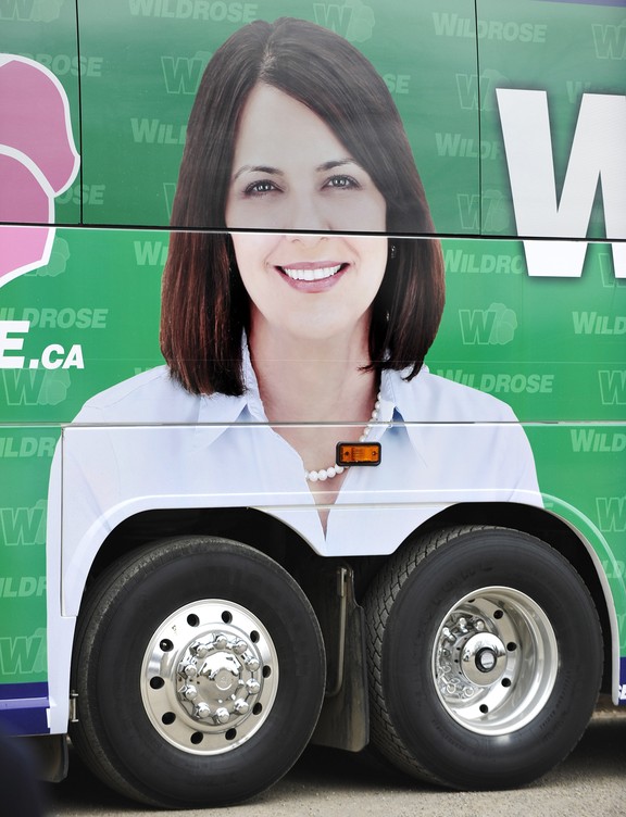 Wildrose party to rethink the wheels on Danielle Smith's campaign bus ...