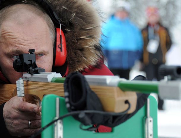 Vladimir Putin follows Russian presidential election win with shooting ...