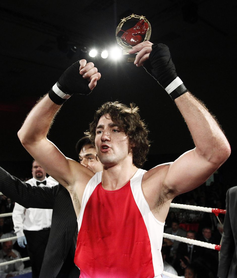 Justin Trudeau beats Patrick Brazeau in Fight for the Cure boxing match ...